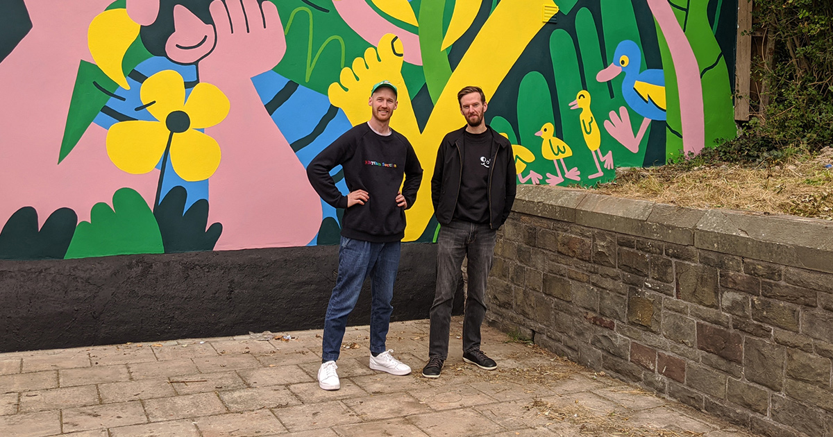 Mural Painting with Dave Bain - The Just Us Collective